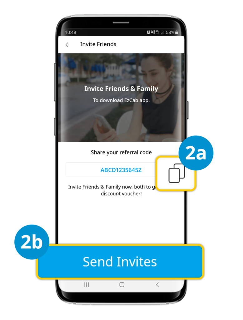 Refer-A-Friend, Get FREE Promo Code – EzCab